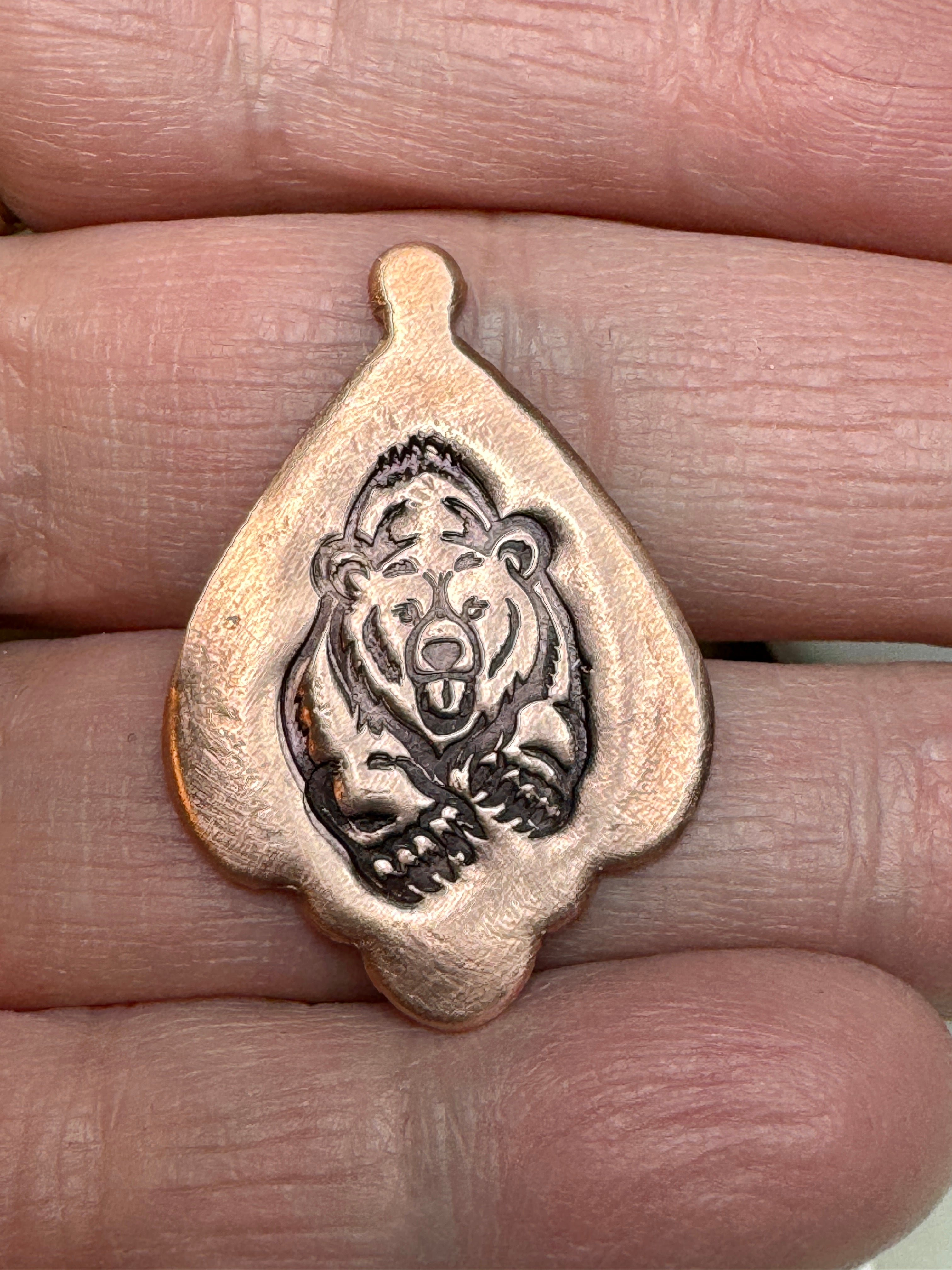 Grizzly bear stamp – Maha’s Tools & Jewelry